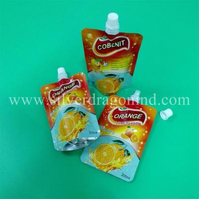 China 200ml stand up spout juice pouch for sale