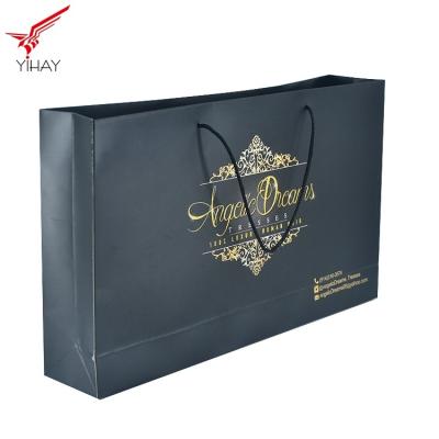 China Shopping Gift Personalised Paper Bags Hot Stamping Surface Handling for sale