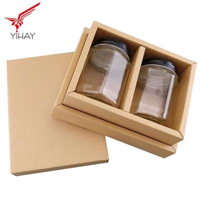 China Free sample Accept custom design recycled brown kraft paper box wholesale paper box without logo printed for sale