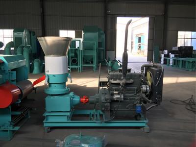 China Small Diesel Flat Die Livestock Feed Pellet Mill for sale