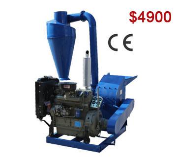 China AZS500A Small Diesel Hammer Mill Ideal for Pellet Making for sale