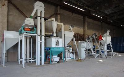 China 1 T/H Chicken Feed Pellet Plant/Feed Pellet Plant Project for sale