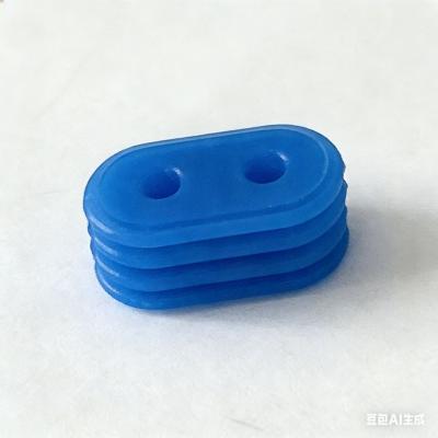 China Blue Silicone Anti-Vibration Pads Custom Rubber Gaskets for Industrial Equipment for sale
