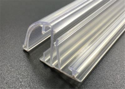 Cina L'estrusione di plastica del PC delle ANCHE dell'ABS del PVC profila il chiaro Manica su ordinazione della plastica H in vendita