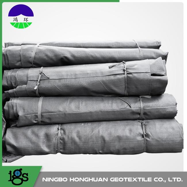 PP Woven Geotextile installation