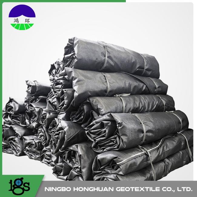 PP Woven Geotextile in use