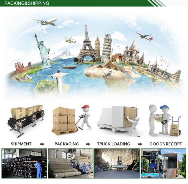 Geotextile packaging and shipping