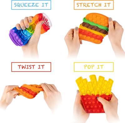 Cina il chip materiale di Pisa del handberg del silicone può modellare i giocattoli sensoriali di irrequietezza del bambino del giocattolo di irrequietezza in vendita
