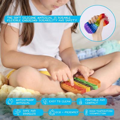 Cina il chip materiale di Pisa del handberg del silicone può modellare i giocattoli sensoriali di irrequietezza del bambino del giocattolo di irrequietezza in vendita