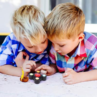Cina bambini come il materiale 14.5*9*5cm dell'ABS di colore del nero del giocattolo del gioco del labirinto di memoria in vendita