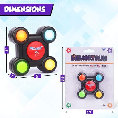 Cina bambini come il materiale 14.5*9*5cm dell'ABS di colore del nero del giocattolo del gioco del labirinto di memoria in vendita