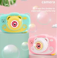 China 3xAA Battery Bubble Camera Toy 240g Eco-Friendly Materials with LED Light for sale