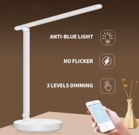 China 7W LED Table Lamp with Adjustable Brightness and USB Charging Port for Study for sale
