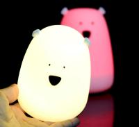 China 3pcs AAA Bear Night Light 4pcs LED With Pat Control Function for sale