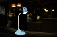 China Rechargeable Bedside Table Lamp 1000mA Touch Control Dimmable LED Reading Light for sale