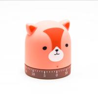 China Countdown Cute Kitchen Timer , 72g Animal Kitchen Timer 7*7*8cm for sale