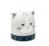 China ABS Mechanical Kitchen Timer 7x7x8 cm Eco-Friendly No Battery Needed for sale