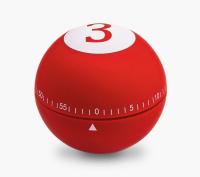 China Mini Billiards Kitchen Timer 10x9cm ABS Material Digital Cooking Timer Cute for sale