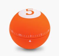 China Mini Billiards Kitchen Timer 10x9cm ABS Material Digital Cooking Timer Cute for sale