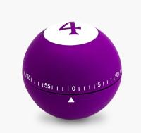 China Mini Billiards Kitchen Timer 10x9cm ABS Material Digital Cooking Timer Cute for sale