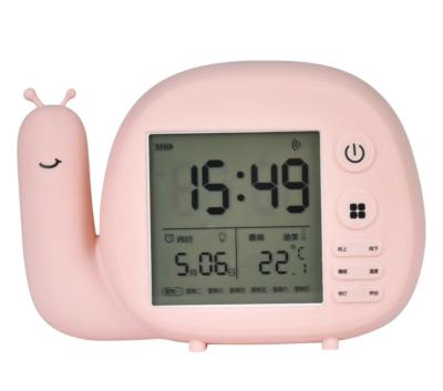 China Despertador das crianças do silicone do ABS de Kingda, pulso de disparo portátil da luz da noite da C.C. 5V Digitas à venda