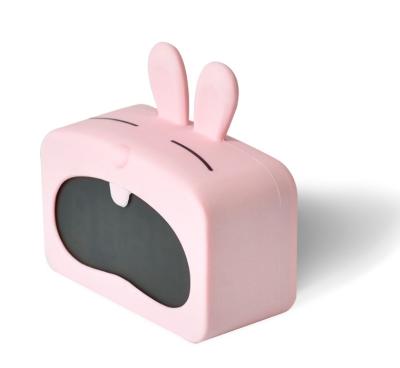 Cina Controllo sano 4 AAA Bunny Alarm Clock Travel Portable 10.3x4.7x9.9cm in vendita