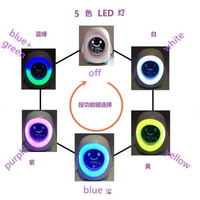 Cina Colore del pinguino 3 LED della sveglia dei bambini di addestramento di sonno che cambia approvazione di ROHS in vendita