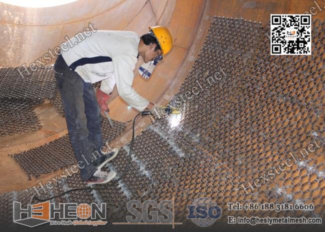 Hex Metal refractory lining China Supplier