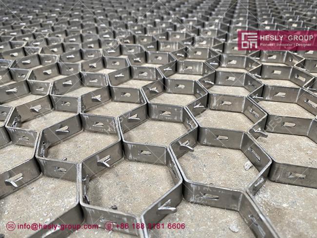 Hex Mesh refractory linings China HESLY Factory supplier
