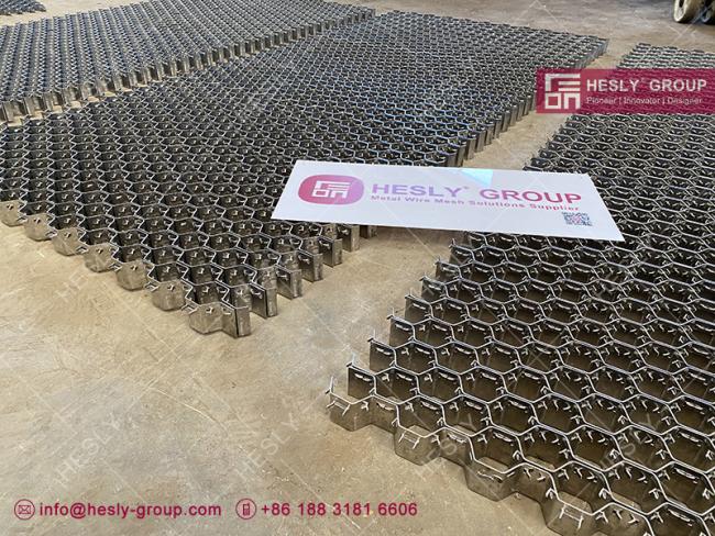 HESLY Hex metal mesh