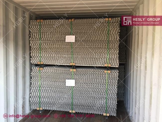 refractory hexagonal mesh