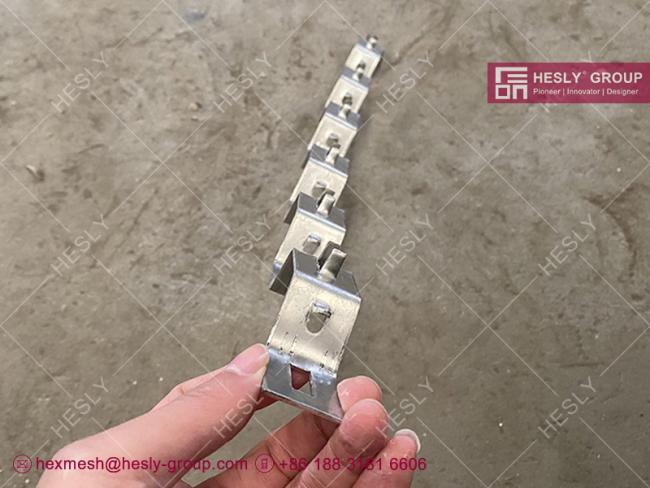 stainless steel curragated strips for hexmesh