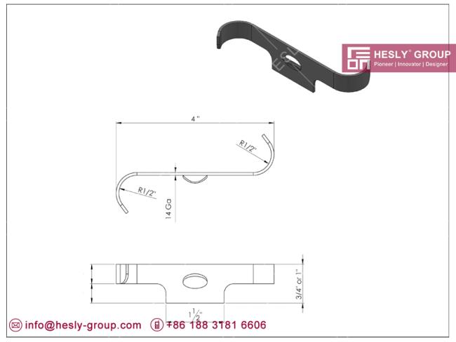 HESLY AISI310s radius Conor anchors