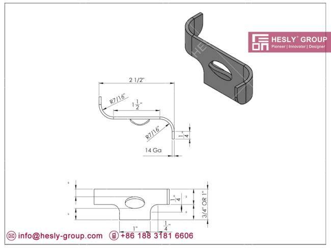 flat punched L bar anchors