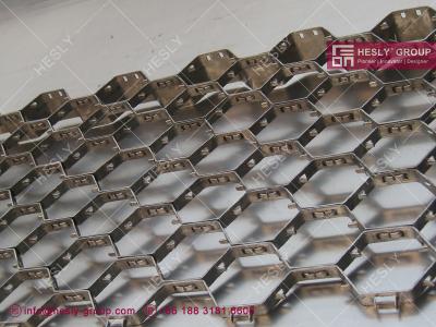China 20# Hex Mesh for mining industry, Hex grid | thickness 2.0mm, height 19mm, opening 50mm for sale