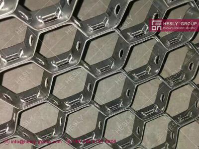 China AISI321 Hex Metal Refractory Lining 14gauge thk X 3/4" height | China Hex Metal Supplier for sale
