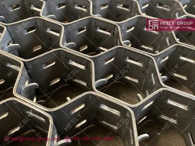 China 50mm height Hexmesh for Refractory Lining in reactorss | China Hex-Mesh Supplier | 1mx2m for sale