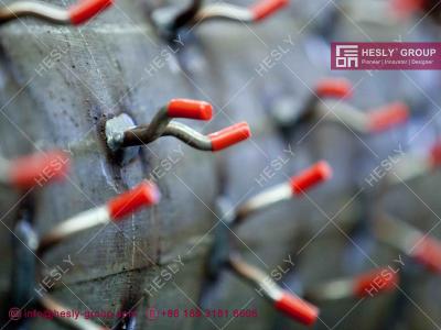 China V Round Bar Anchor |  Corrugated Anchors | V AnchorS | 6.0mm thickness| ss304 | Round Bar with Hexmetal Mesh for sale