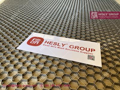 China AISI316 Stainless Steel Hexmetal for Windboxes Lining | 1" thickness | 2.0mm strips | 1X2m - HESLY CHINA for sale