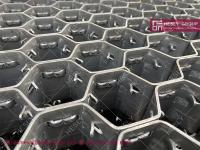 China Refractory Hexsteel 310S Hexagonal Mesh 2 inch Hole 40mm Thickness for Tank Stack Lining for sale