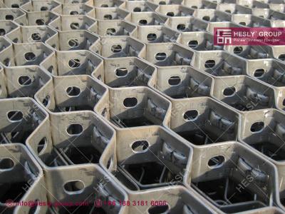 China 304H Hexmesh for Refractory Linings in boiler flues | China Hex-Mesh Supplier | 1mx2m, 50pcs/pallet for sale