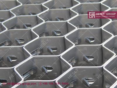 China AISI304 Hexmesh Refractory Lining | 2.0X25 strips | hexagonal hole 2" | lance prongs | HESLY, China Factory Sales for sale
