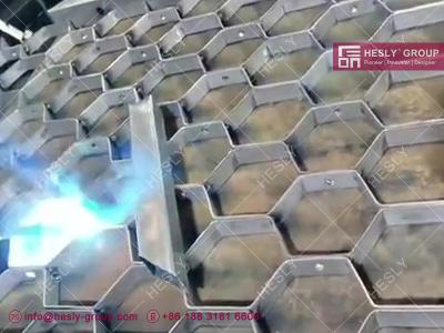 China Hex-Mesh Refractory Lining Stainless Steel 310S 3/4" depth, 16gauge thickness | China Exporter for sale