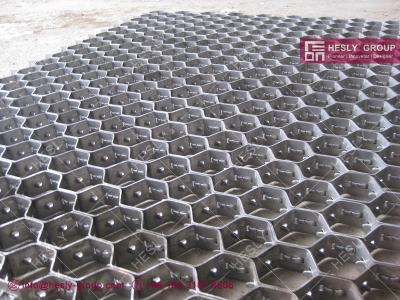 China 304H Hex Mesh for Refractory Armour Lining | 25mm deep X 14Ga thickness strip | Hexagonal Mesh - China HESLY for sale