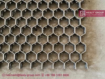 China SS410S Hexagonal Mesh for refractory lining | 25mm deep | 3mm thickness | 3'X8' sheet | Chinese Factory sales for sale