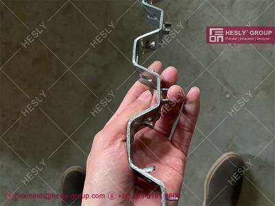 China SS410S Hexagonal Mesh for Refractory Lining | 1" thickness | lance Tabs | 2" hexagonal hole | HESLY Factory for sale