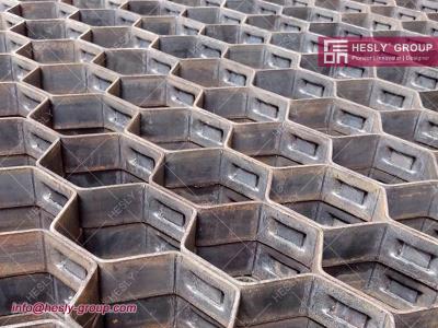 China AISI 304 Hex Mesh For refractory lining | 20mm high, 14gauge, 2