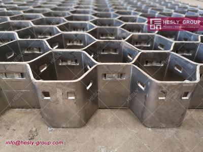 China 310S hex steel grid with 60mm standard thickness | standard size 1000x1000mm | for sale