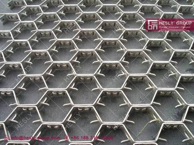 China SAE 1020 Hexsteel Mesh, 2.50mm thick x19mmx50mm, 1000mmx2000mm,  China hex steel supplier for sale