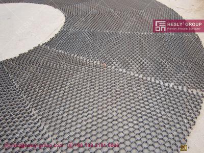 China Hexagonal Mesh Hex mesh | Strip thickness 1.2mm | 15mm strip height | 50mm hexagonal hole -HESLY group for sale